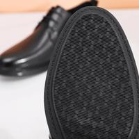China Comfortable Black Men Leather Shoes Rubber Outsole EUR 38-44 For Office & Career for sale