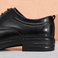 China Comfortable Black Men Leather Shoes Rubber Outsole EUR 38-44 For Office & Career for sale