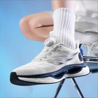 China OEM 36-45 Mens Running Shoes Antislip TPU Sole Fly Mesh Material Men Sports Shoes for sale