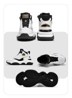China High Top Mens Basketball Shoes Microfiber Mesh Fabric Upper Mens Running Shoes for sale