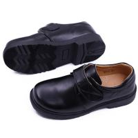 China Boy School Uniforms School Shoes Black Formal Leather Shoes Soft Comfortable And Durable for sale