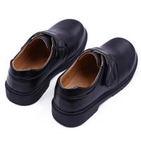 China Boy School Uniforms School Shoes Black Formal Leather Shoes Soft Comfortable And Durable for sale