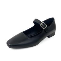 China Women Flat Bottomed Mary Jane Leather Shoes Soft Soled Soft Leather Single Shoes for sale