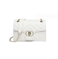 China Lock Buckle Women Chain Bag Temperament Square Single Crossbody Shoulder Handbag for sale