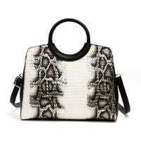 China Large Capacity Women Shoulder Handbag Leopard Printed Fashionable Shoulder Bag for sale