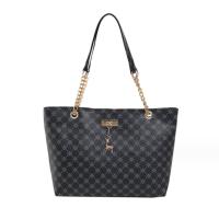 China Printed Chain Women Fashion Handbag Women Retro Commuter Shoulder Bag for sale