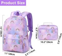 China Girls Backpack Pre School Backpack Mermaid Backpack Two Piece Set School Backpack for sale