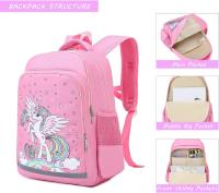 China Girls Backpack School Backpack Unicorn Backpack Three Piece Set Pre School Backpack for sale