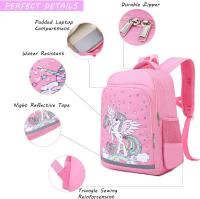 China Girls Backpack School Backpack Unicorn Backpack Three Piece Set Pre School Backpack for sale