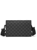 China Customizable Single Shoulder Crossbody Bag with Trendy Plaid Design Mother Bag for sale