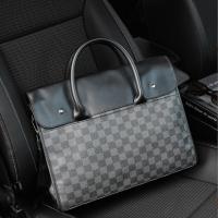 China Classic Plaid Pattern Mens Business Briefcase for Business Trips and Laptop Storage for sale