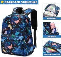 China Boy Backpack Dinosaur Boy Backpack Children Backpack Set With Lunch Box And Pencil Case for sale