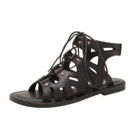 China Women Sandals Flat Bottomed Casual Sandals Fashionable Strap Roman Sandals for sale