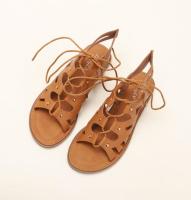 China Women Sandals Flat Bottomed Casual Sandals Fashionable Strap Roman Sandals for sale