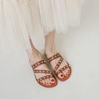 China Women Sandals Flat Bottomed Slippers Bohemian Vacation Beach Sandals Summer Slippers for sale