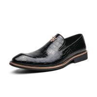 China Trendy And Fashionable Men Leather Shoes Formal Attire Pointed Leather Shoes for sale