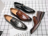 China Trendy And Fashionable Men Leather Shoes Formal Attire Pointed Leather Shoes for sale