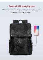 China Mens business backpack casual camouflage computer backpack student bag for sale