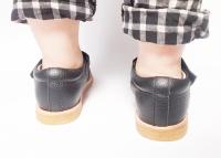 China Three Colors Cow Leather Unisex Kids Sandals Shoes for sale