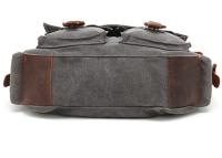 China Canvas Leather Trim Multifunctional Camera Bag for sale