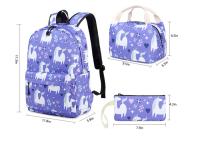 China Polyester Nylon Soekidy Toddler Girl Unicorn Backpack for sale