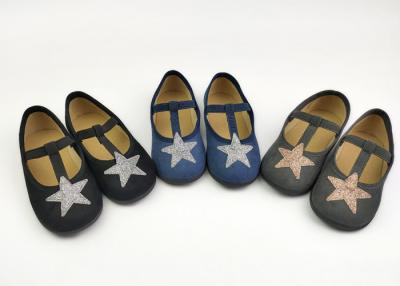 China Little Girls Cute Star T Strap Stylish Kids Shoes for sale