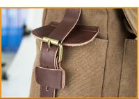 China Waterproof Zip Buckle Canvas DSLR Camera Bags for sale
