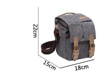 China Multi Pocket Canvas Multifunctional Camera Bag for sale