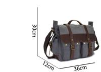 China Grey Canvas Multifunctional Camera Bag for sale