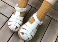 China Outdoor Cow Leather Anti Collision Toe Stylish Kids Shoes for sale