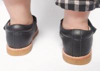 China Summer Boys Rubber Outsole Leather Baby Walking Shoes for sale