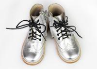 China Waterproof Zipper Patent Leather Baby Walking Shoes Anti Slippery Autumn / Winter for sale