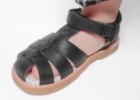 China Cow Leather Convenient Strap Toddler Dress Shoes 23-30 Size Rubber Sole Non-Slip for sale