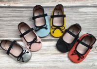 China Mary Jane Flats Sheepskin Little Girl Summer Shoes for sale
