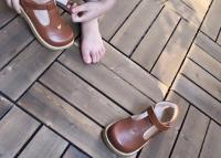 China Mary Jane Style Toddler Leather Ballet Flats for sale