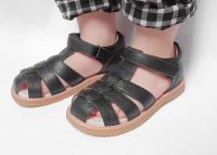 China 3 Colors Closed Toe EU25 Childrens Summer Shoes Kids Slippers Sandals for sale