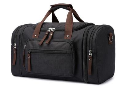China Top Handle Nylon Leather Weekender Duffel Bag For Hiking / Sports / School for sale