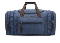 China Top Handle Nylon Leather Weekender Duffel Bag For Hiking / Sports / School for sale