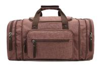 China Top Handle Nylon Leather Weekender Duffel Bag For Hiking / Sports / School for sale