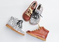 China Boys Girls Cowhide British Style Martin Boots for sale