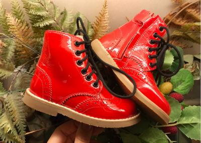 China Real Leather Round Toe EU30 Stylish Kids Shoes for sale