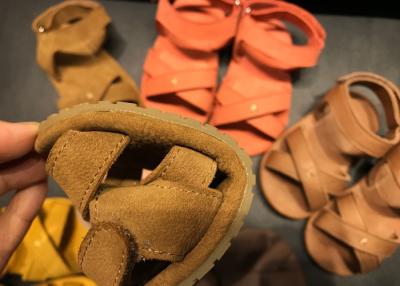 China Non Slip Cow Leather Nubuck Toddler Dress Shoes Summer Toddler Sandals for sale