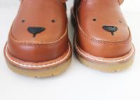 China Real Leather Kids Leather Boots Wear Resistant Rubber Outsole For 4 - 6years for sale