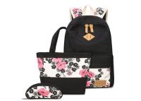China Outdoor Lady College Lightweight School Backpack 15-25L Capacity Canvas Material for sale