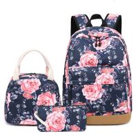 China Composite Material Polyester Toddler Canvas Backpack for sale