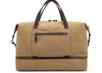 China Genuine Leather Canvas Anti Tear Outdoor Duffle Bag Waterproof Durable Carry On for sale