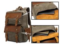 China Waterproof Cowhide Travel Duffel Backpack for sale