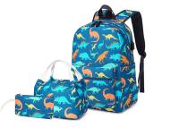 China Canvas Stripe Soekidy Teen Boys Bookbags for sale