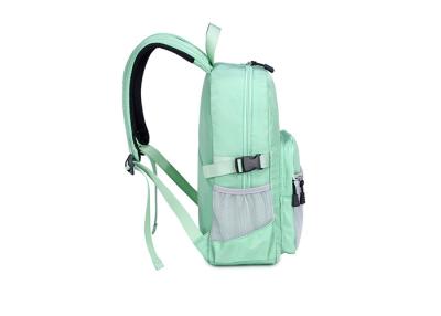 China SOEKIDY Green Daily Travel Waterproof School Backpack 30*15*43cm Customized Logo for sale
