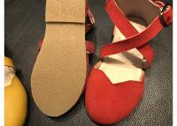 China Summer Little Kids Ankle Strap Ballet Flats for sale